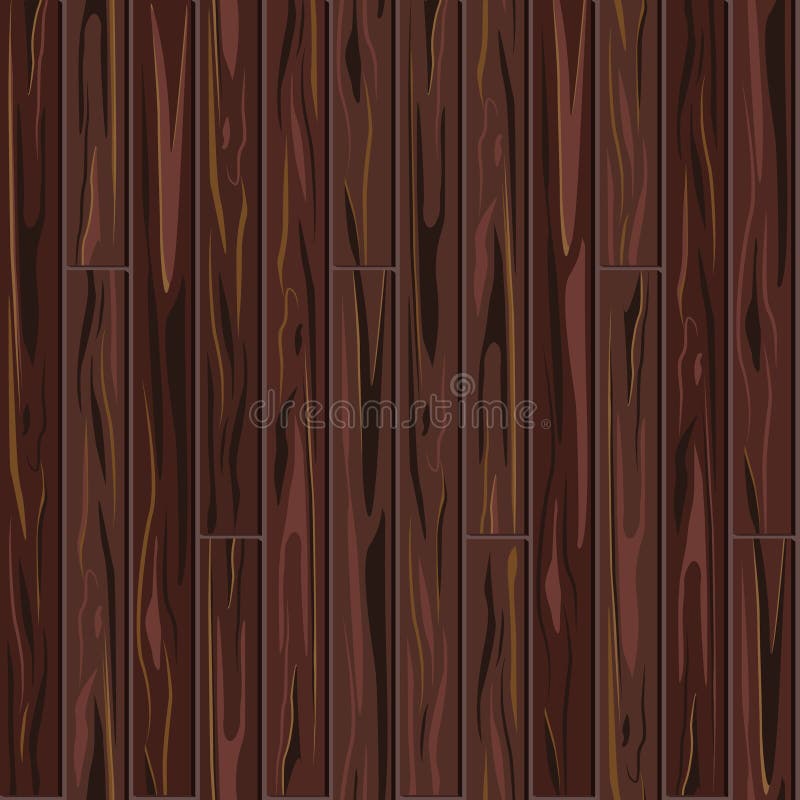 Decorative Planks for Floor or Wall. Vector Seamless Pattern with ...