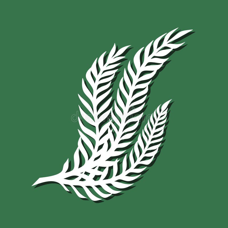 Decorative plant element. stock vector. Illustration of autumn - 224185251