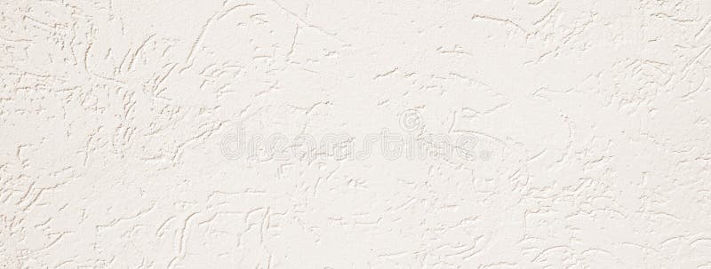 Decorative Plaster Bark Beetle Texture. Light Wall with Plaster. Stucco ...