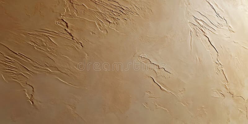 Decorative Plaster Creating Textured Beige Surface Unique Pattern Stock ...