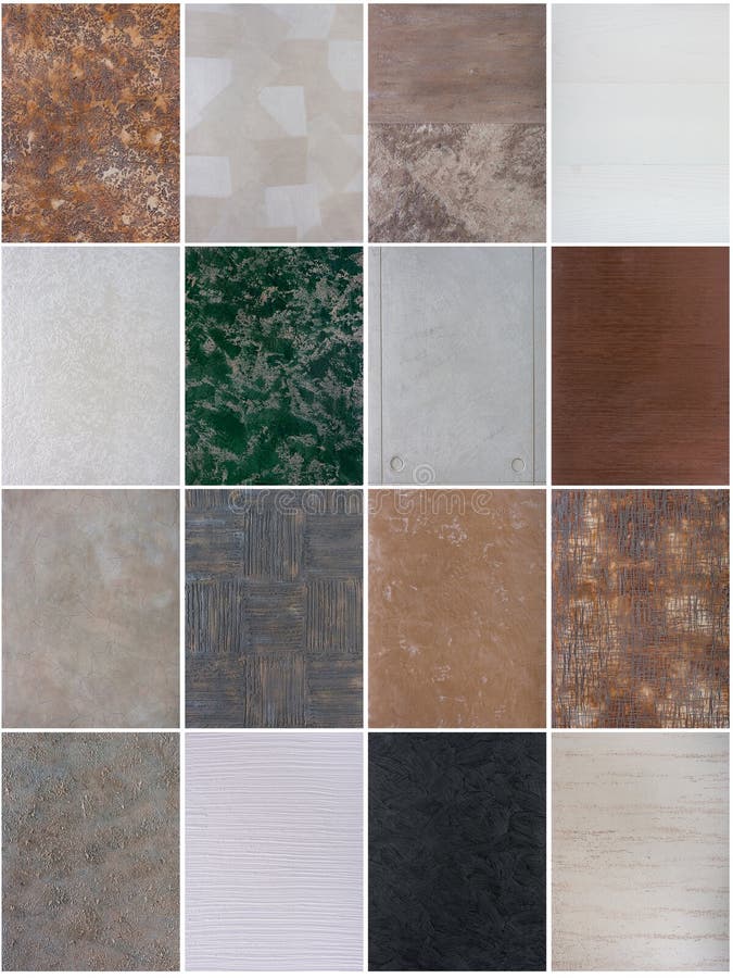 Decorative Plaster Texture, Flower Pattern Stock Photo - Image of ...