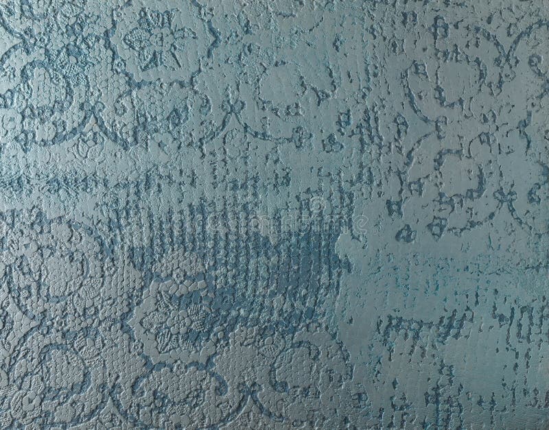 Decorative Plaster Texture, Ornamental Parget Background with Stencil ...