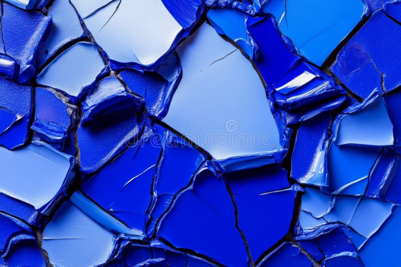 A Decorative Plaster Wall Background Featuring a Dark Blue Venetian ...