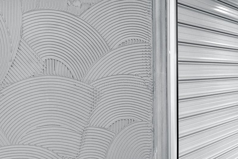 Decorative Plaster Wall Finish Texture Stock Image - Image of circle ...