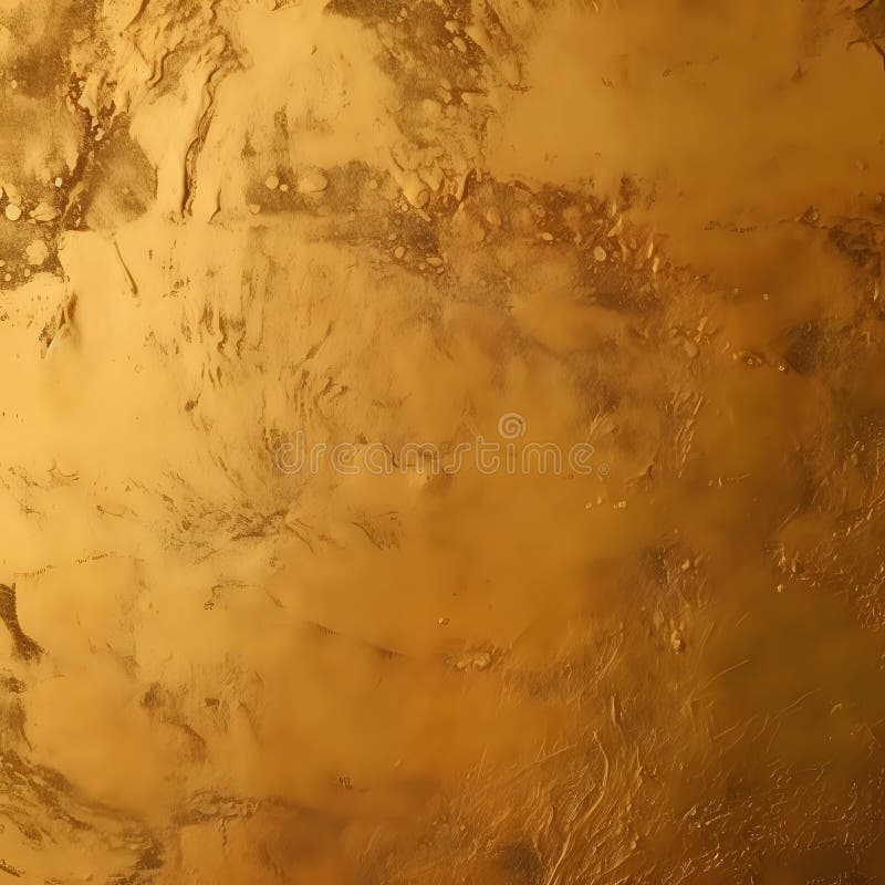 Decorative Plaster on the Wall. Golden Cement Texture Stock ...