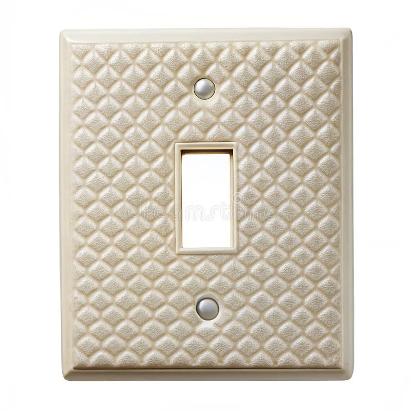 Plastic Light Switch Cover with Unique Texture Stock Illustration ...