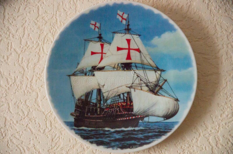 Decorative Plate with a Beautiful Detailed Pattern, Pattern. Stock ...