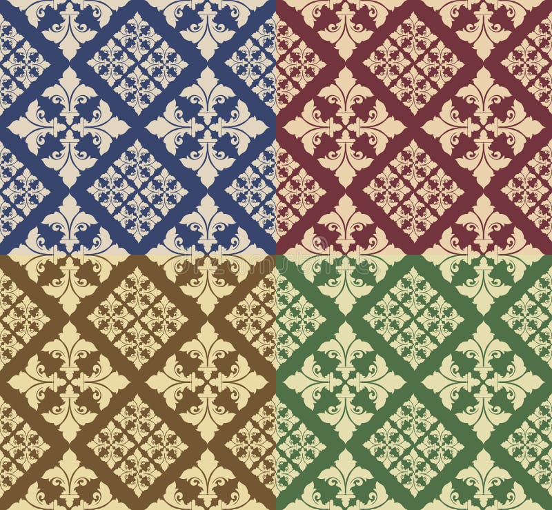 Decorative Print on Fabric with an Oriental Pattern. Stock Vector ...