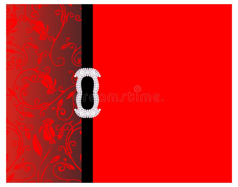Decorative red background stock illustration. Illustration of clasp ...