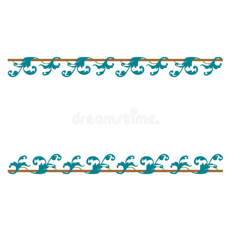 Decorative Ribbon Border Frame Stock Vector - Illustration of beautiful ...