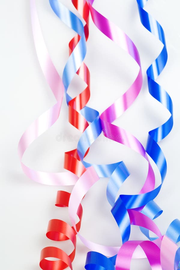 Decorative ribbons stock image. Image of curve, satin - 18621665