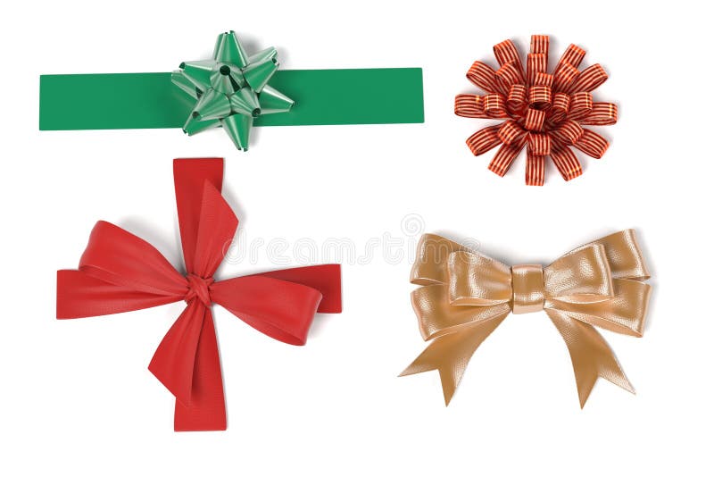 Decorative ribbons stock illustration. Illustration of gift - 70441877