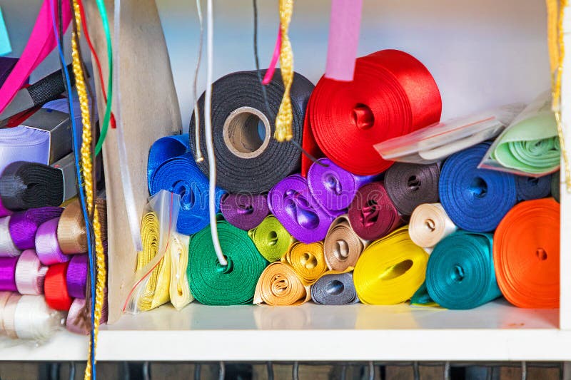 Decorative Ribbons for Packaging Stock Photo - Image of decorative ...