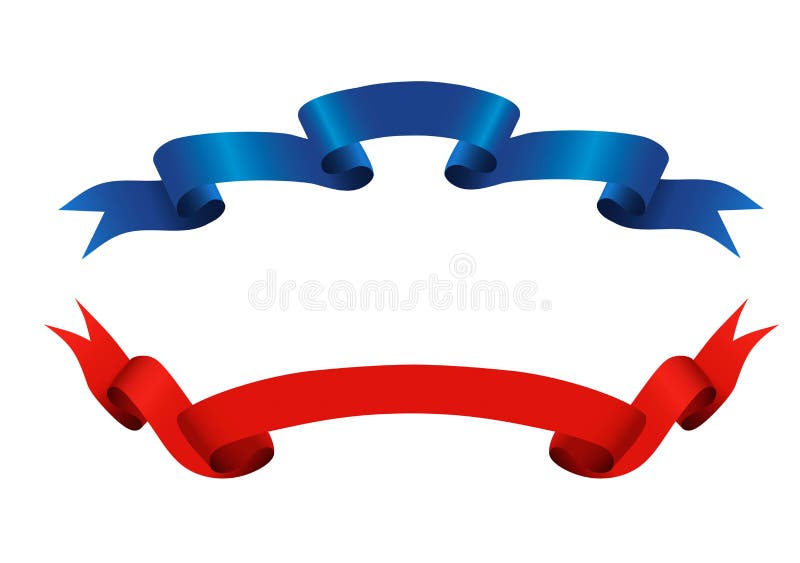 Decorative Ribbons for Text, Design Element Stock Vector - Illustration ...