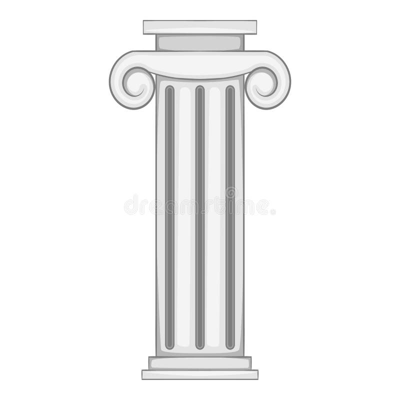 Decorative Roman Pillar Icon Stock Illustrations – 381 Decorative Roman ...