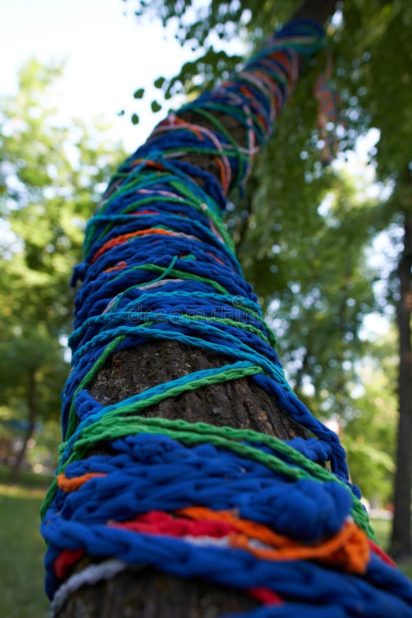Decorative ropes stock photo. Image of knitting, fabric - 149963278