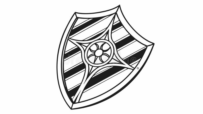 Decorative Round Shield Vector Art, Intricate Emblem Design, Vector ...