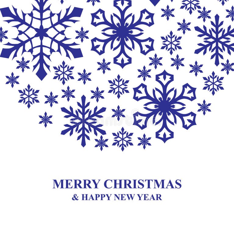 Decorative Round Snow Background Stock Vector - Illustration of ...