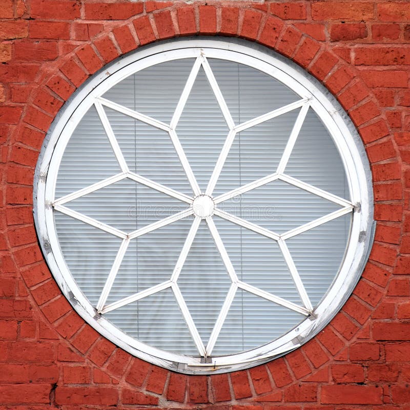 Decorative round window stock image. Image of build, circle - 78672535