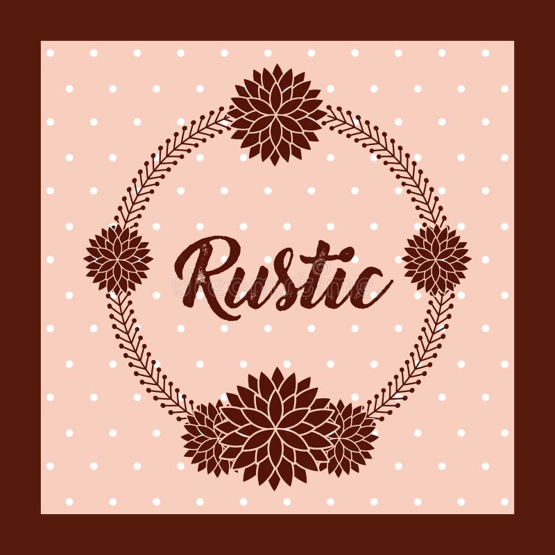 Decorative Rustic Vintage Collar Stock Vector - Illustration of country ...