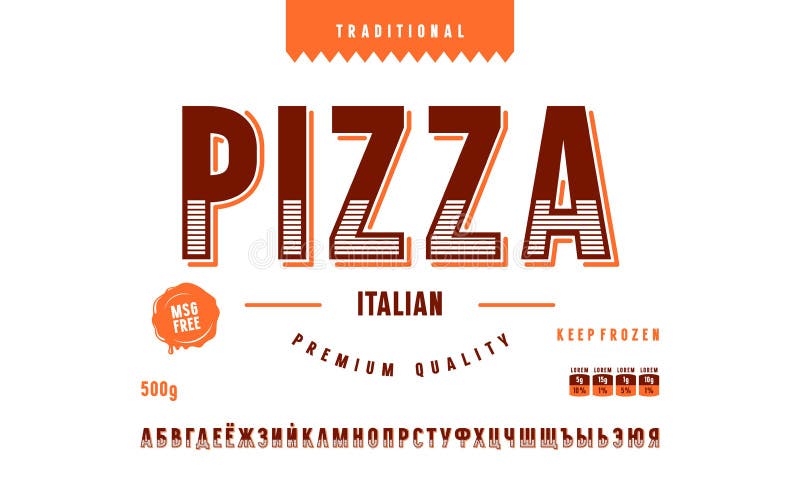 Pizza Font Stock Illustrations – 2,091 Pizza Font Stock Illustrations ...