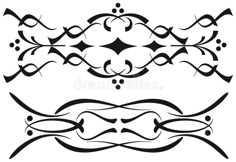 Decorative Scrolls stock vector. Illustration of border - 1487854