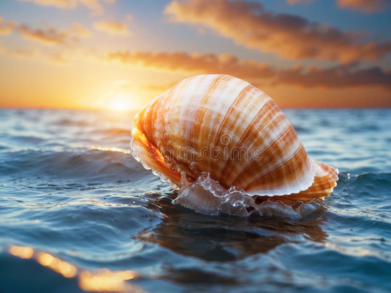 Decorative sea shells stock image. Image of frame, starfish - 321611135