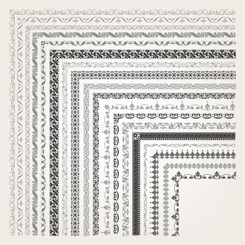 Decorative seamless border stock vector. Illustration of huge - 88334647