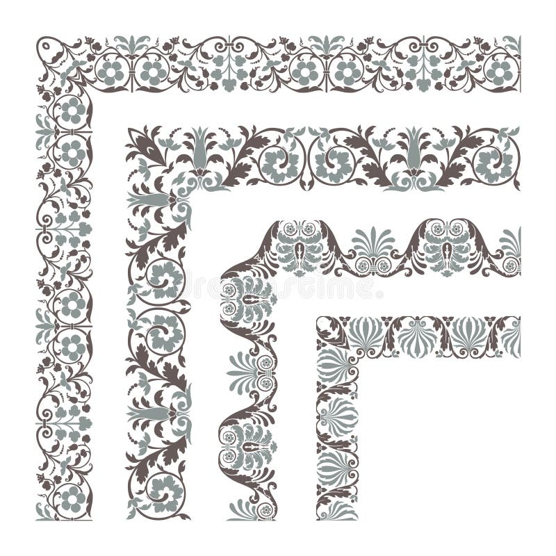 Decorative seamless border stock vector. Illustration of pattern ...