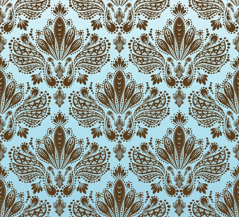 Paisley Seamless Background Stock Vector - Illustration of textile ...