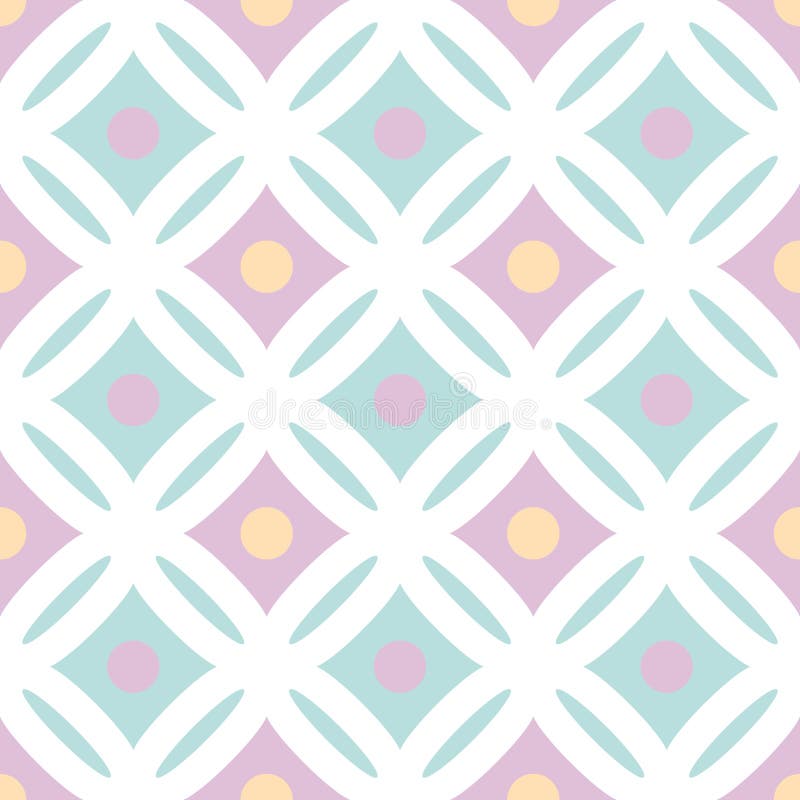 Decorative Seamless Pattern Stock Vector - Illustration of circle ...