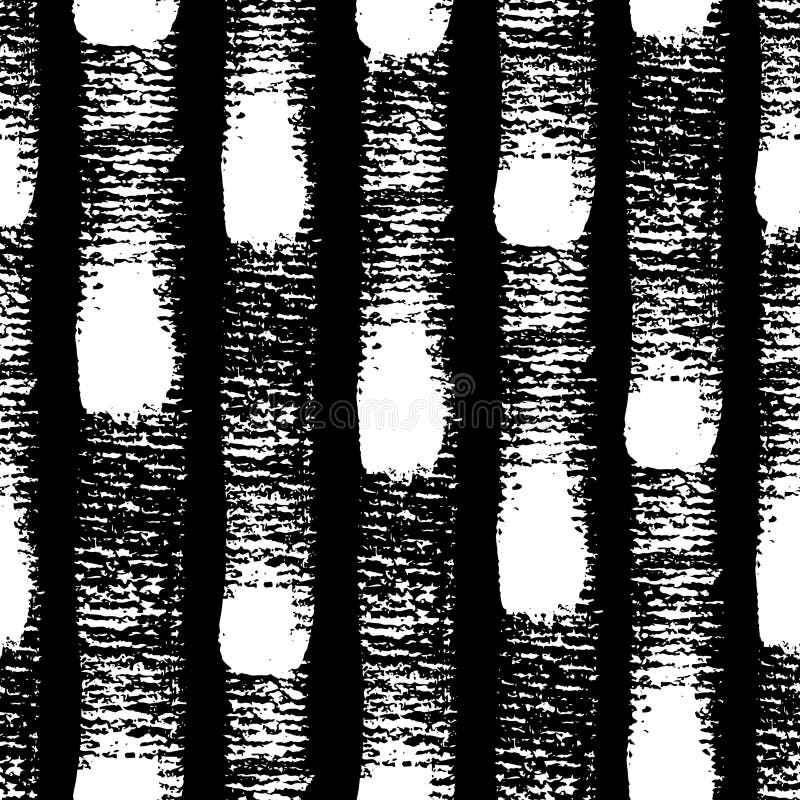 Decorative Seamless Pattern with Hand Drawn Vertical Brush Strokes ...