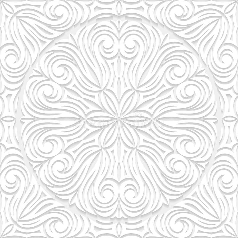 Decorative Seamless Pattern Stock Vector - Illustration of traditional ...