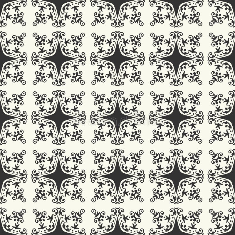 Decorative Black and White Pattern for Wallpapers, Fabrics, Design. the ...