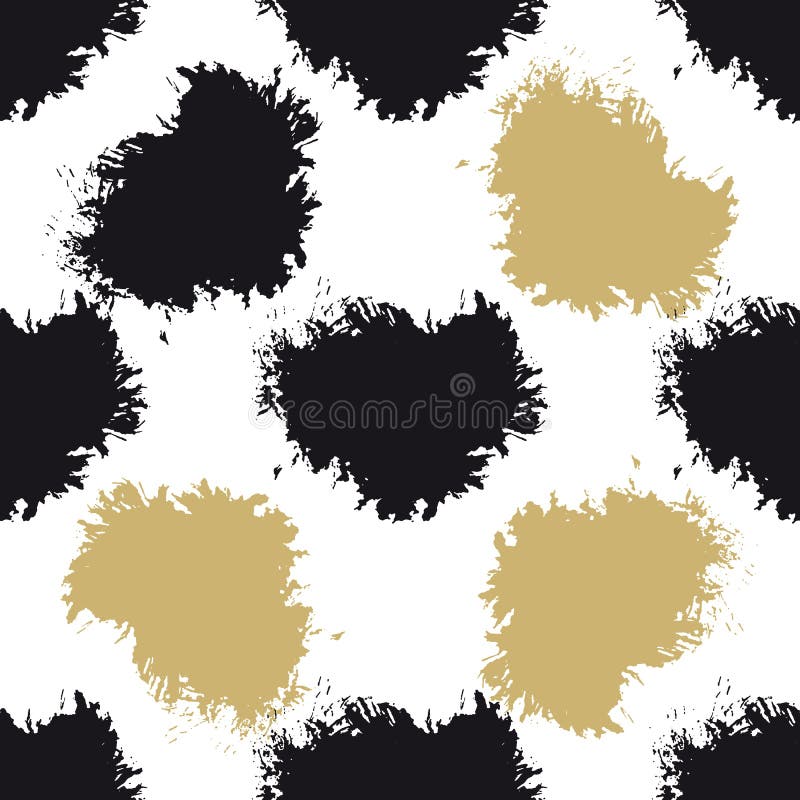 Decorative Seamless Spots Pattern Stock Vector - Illustration of ...