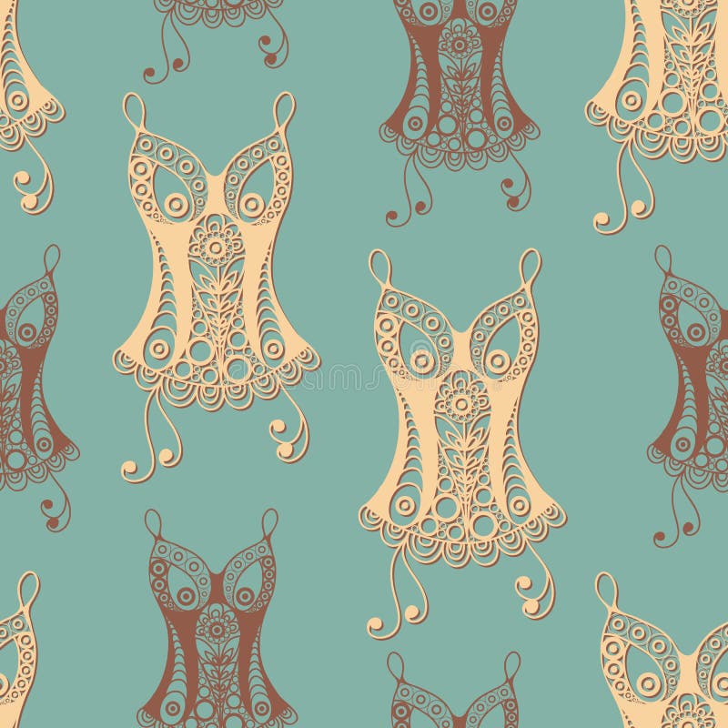 Decorative Seamless Texture with Underwear 3 Stock Vector ...