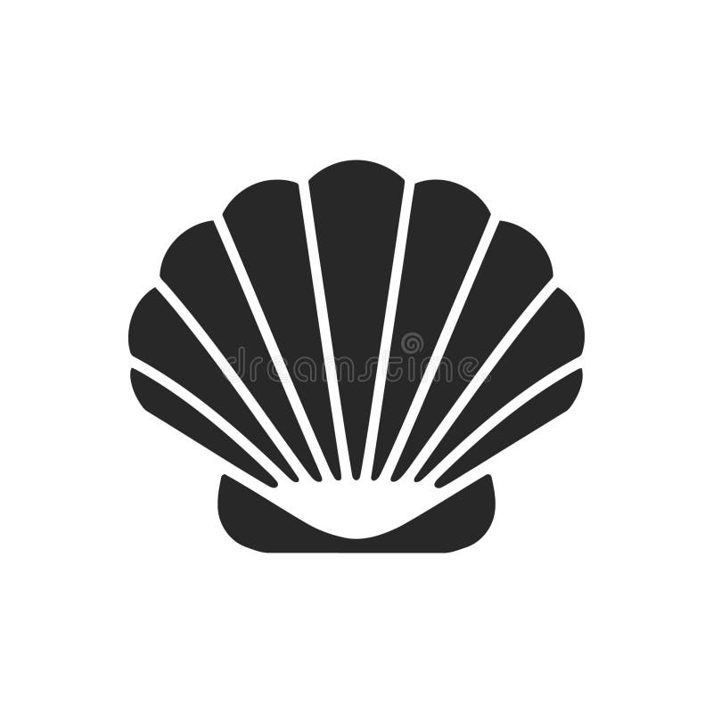 Decorative Shell Icon stock vector. Illustration of decorative - 361759419