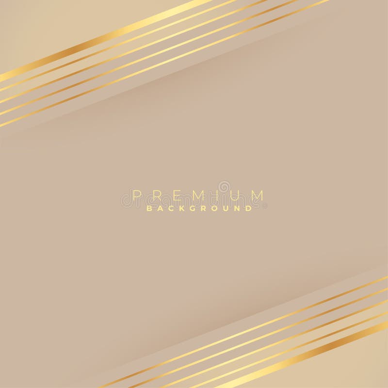 Decorative and Shiny Golden Lines Premium Background Design Stock ...