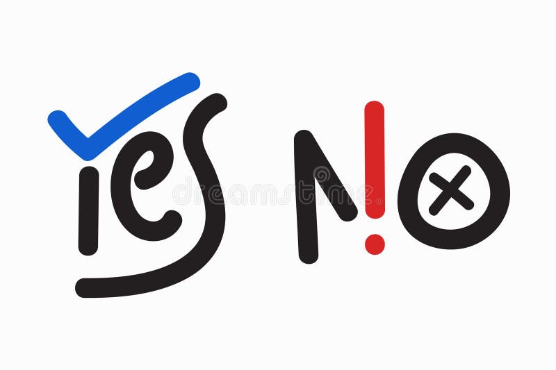 Yes No Clip Art Stock Illustrations – 286 Yes No Clip Art Stock ...