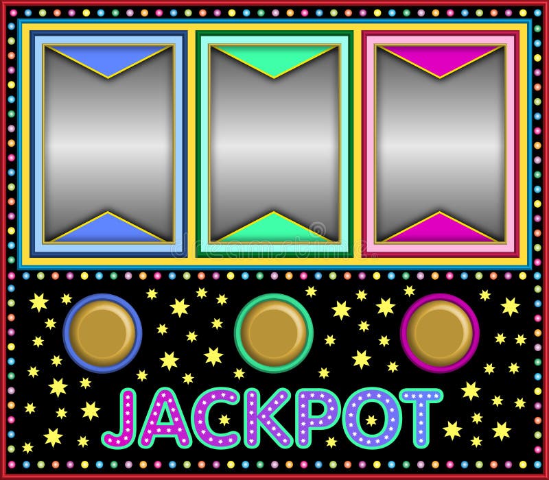 Slot Machine With Three Easter Bunnies Stock Illustration ...