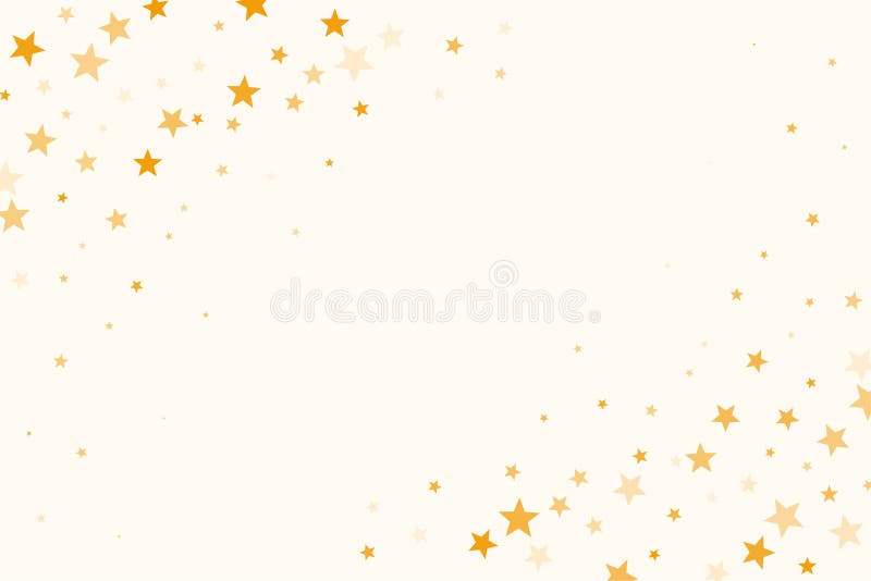 Decorative Small Golden Stars with Empty Space Stock Vector ...