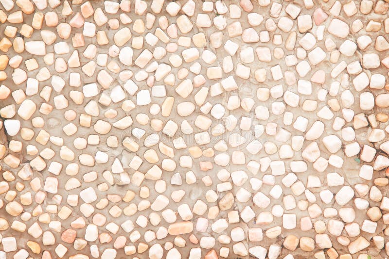 Decorative Small Stone Texture on Concrete Wall Background in Seamless ...