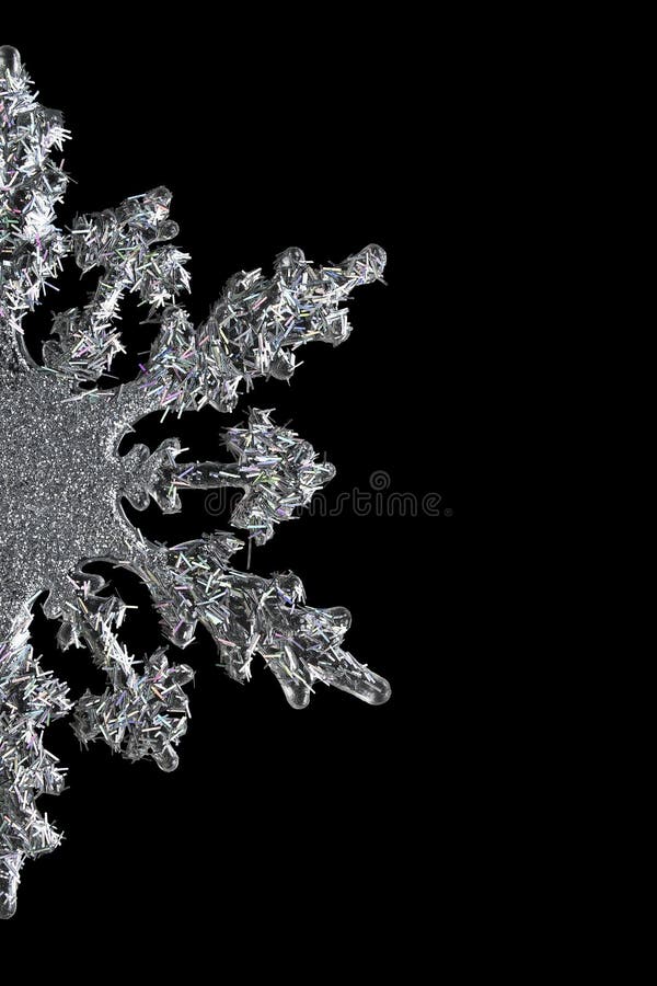 Decorative Snowflake Isolated Stock Image - Image of glass, decor: 69330173