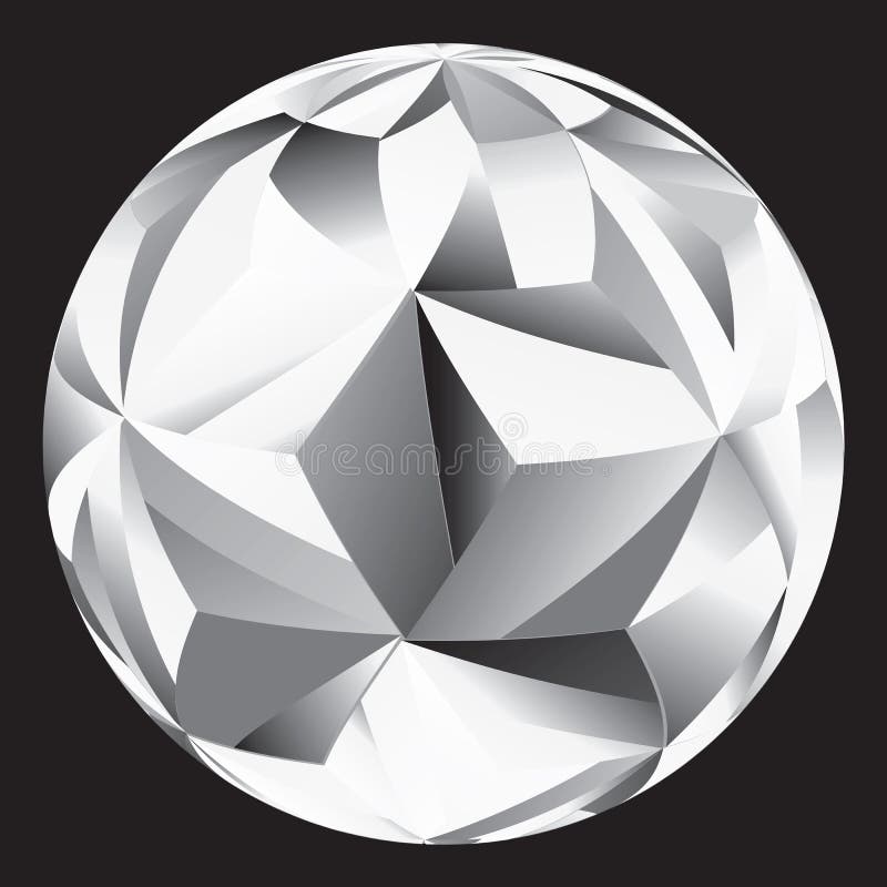 Decorative Sphere. Abstract Round Striped Design Element Stock Vector ...