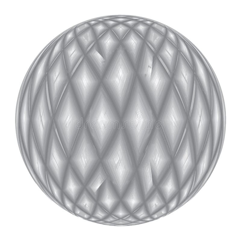 Decorative Sphere. Abstract Round Striped Design Element Stock Vector ...