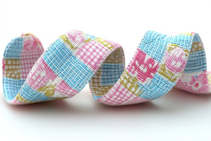 A Decorative Spring Ribbon, Colorful and Festive, Design Theme Stock ...