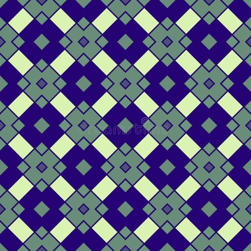 Decorative Squares Pattern on White Background Stock Vector ...