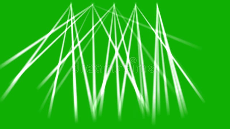 Decorative Stage Light Rays Motion Graphics with Green Screen ...
