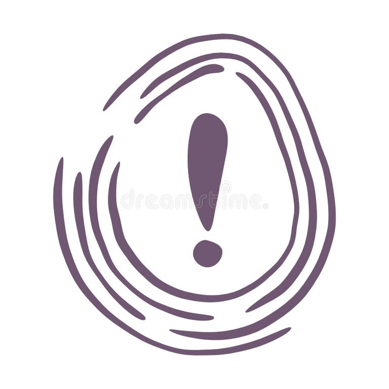 Decorative Stamp Sketch Icon Hand Draw Vector Stock Vector ...