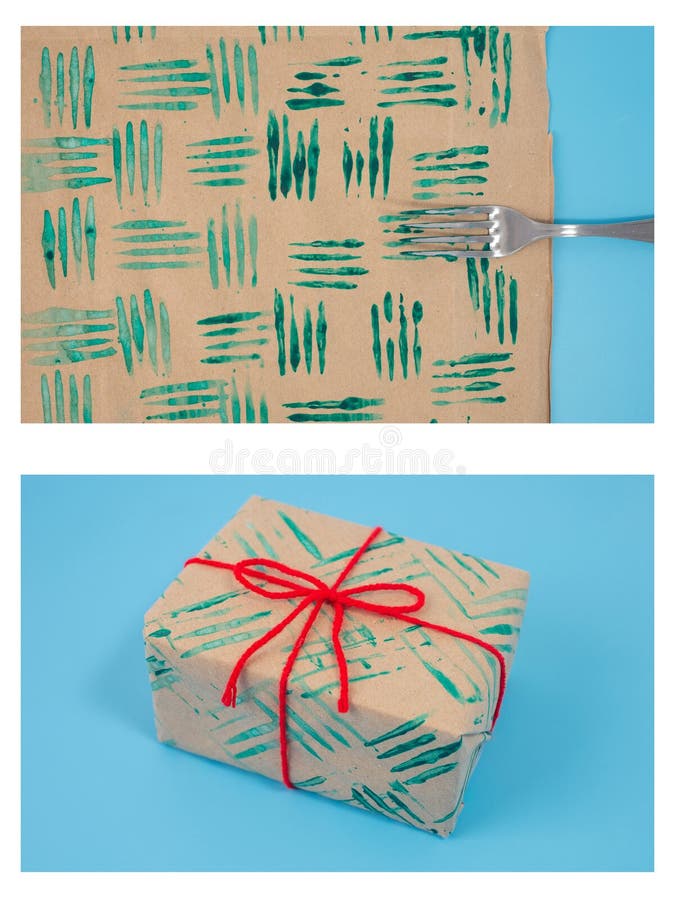 Decorative Stamps Tutorial Using a Fork and Paint To Create Unique ...